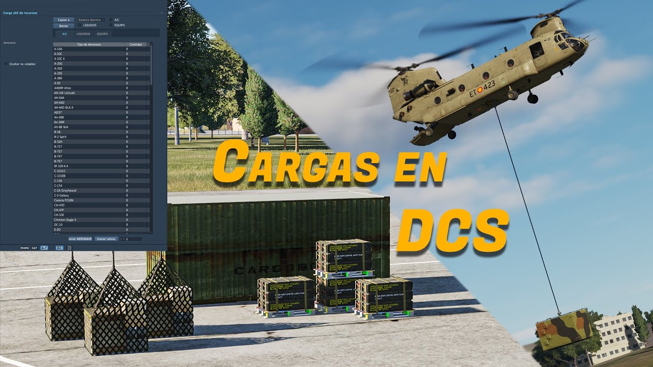 Esto es TODO lo que debes saber sobre las cargas en DCS World | Editor de Misiones de DCS #10 ...