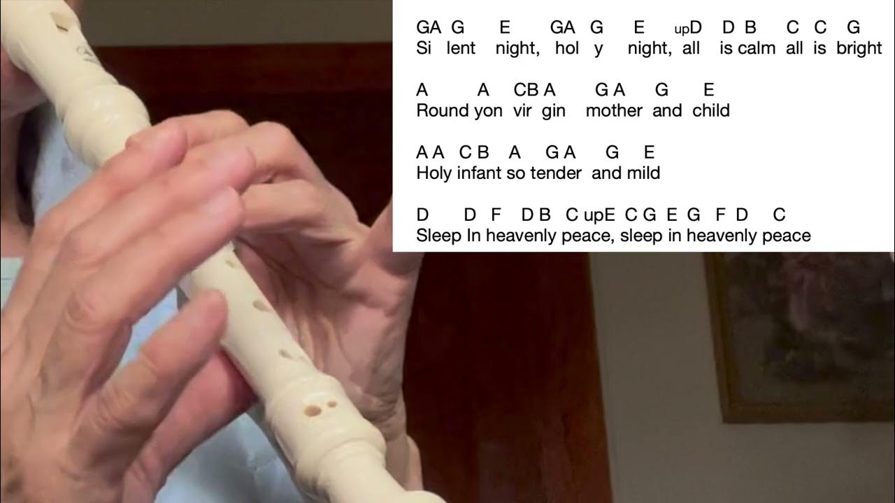 A Recorder Silent Night - YouTube
