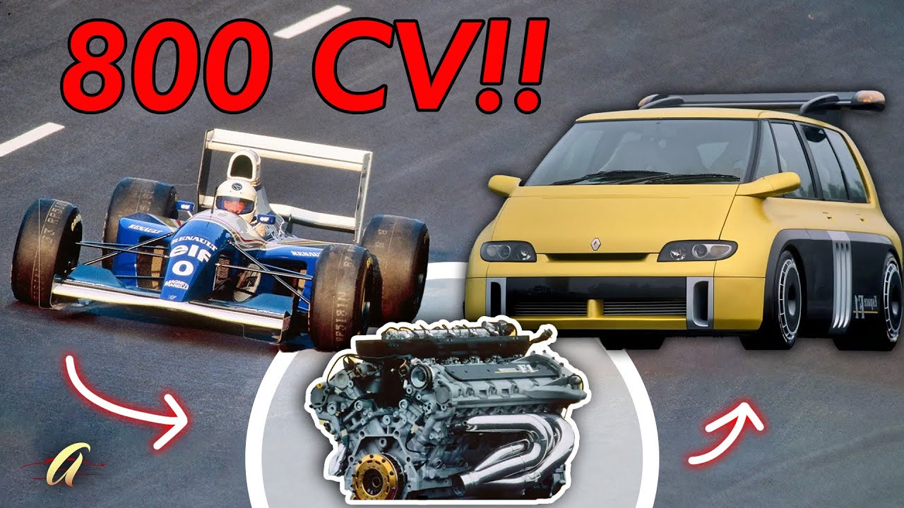 MINIVAN COM MOTOR DE FÓRMULA 1? A Renault Espace F1 é a criação mais ...