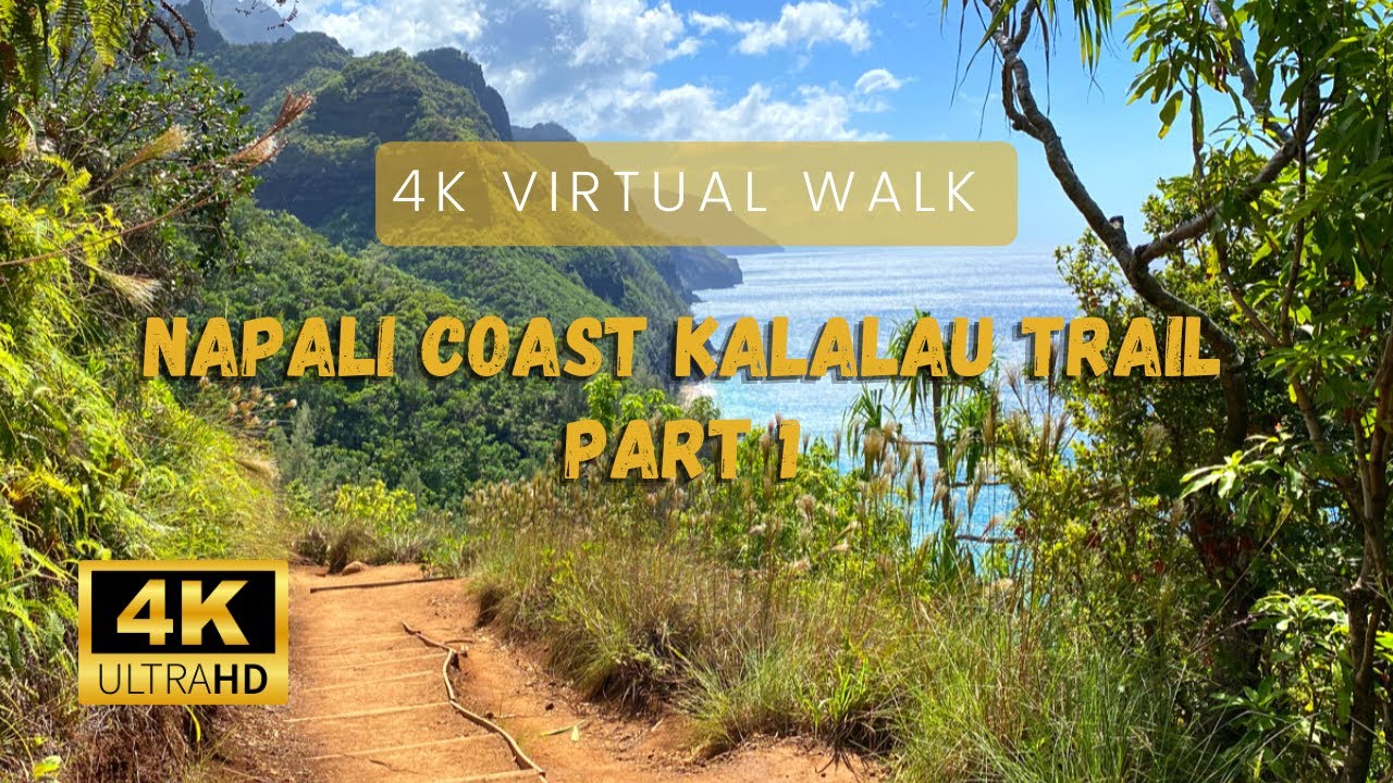 Napali coast, Kalalau Trail! | Kauai, Hawaii | Walking Tour 1/2 #hawaii #kauai #hawaiiwalk - YouTube