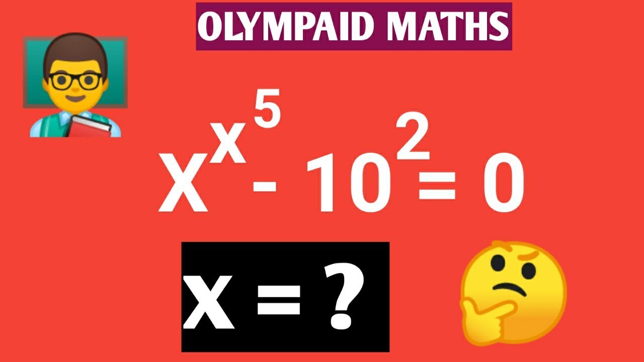 Thailand - Exponential math olympaid Problem | You Should know trick ...