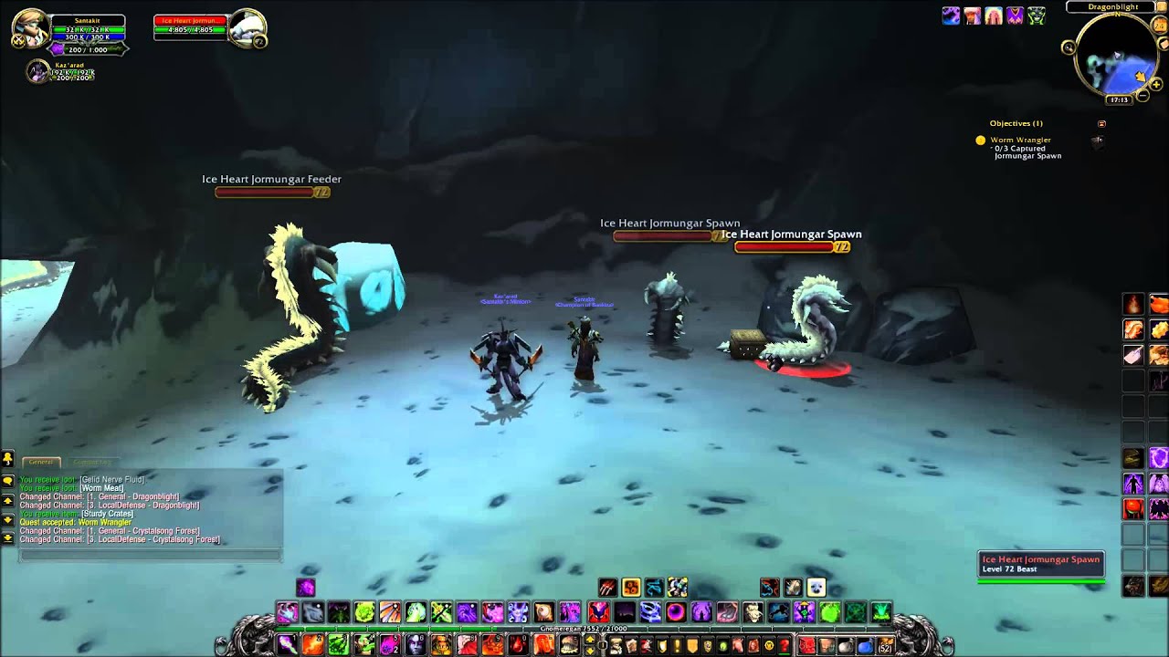 [WOW] Quest turtorial: Worm Wrangler - YouTube