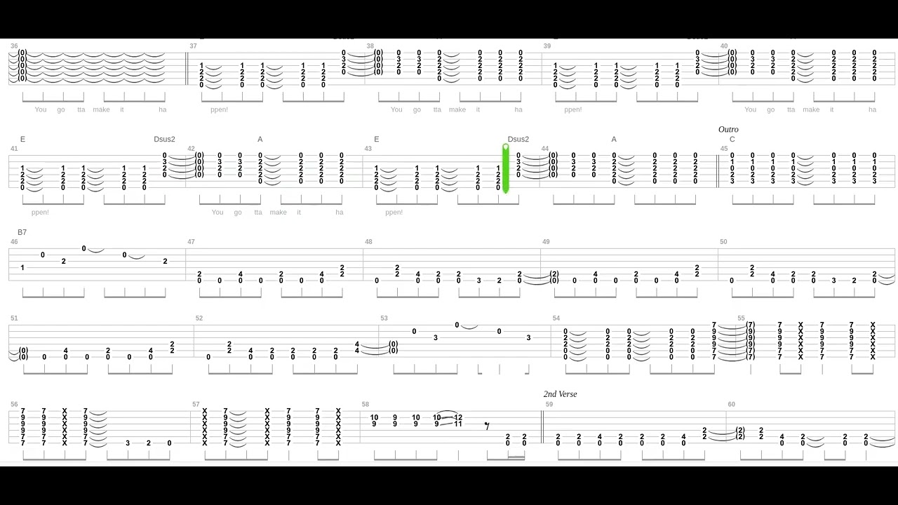 Cigarettes & Alcohol Tab by Oasis + Guitar only + Guitar tab - YouTube