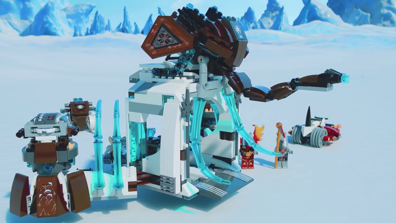 LEGO 70226 Mammoth’s Frozen Stronghold - LEGO Legends of Chima - YouTube