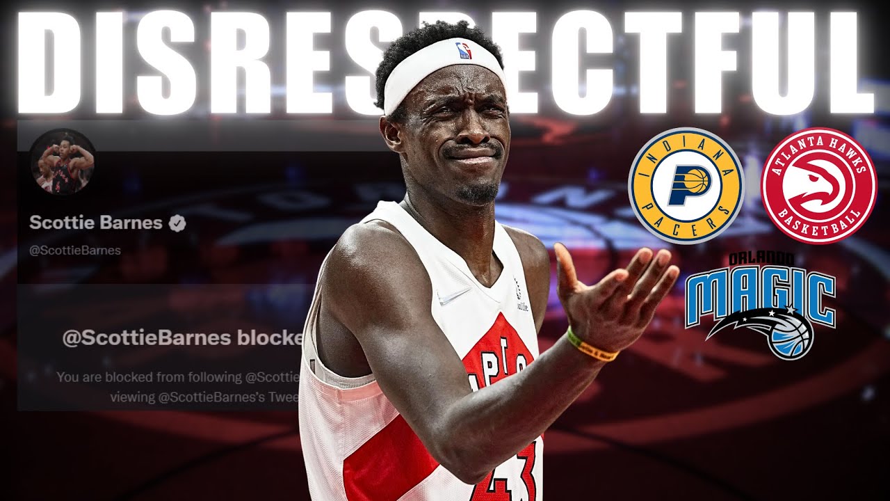 Pascal Siakam DRAMA with Scottie Barnes & the Toronto Raptors.. - YouTube