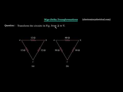 Wye Delta Transformations | Electrical Engineering - YouTube
