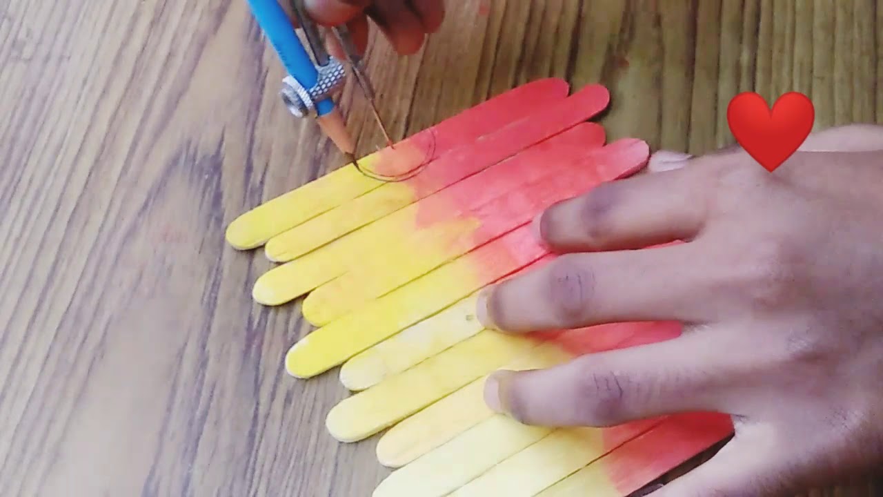 DIY popstick home decor easy and simple 👍👍👍👍 - YouTube