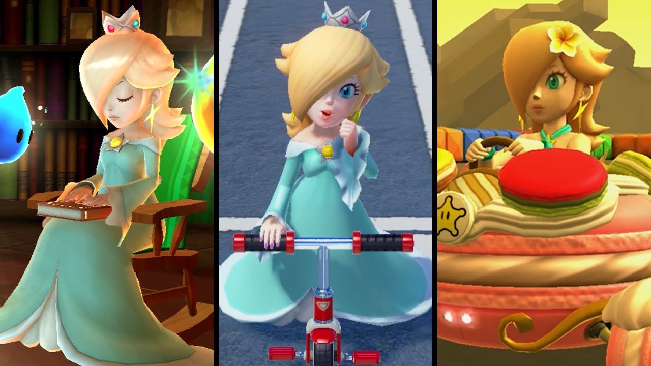 Evolution of Rosalina in Mario Games (2007-2020) - YouTube