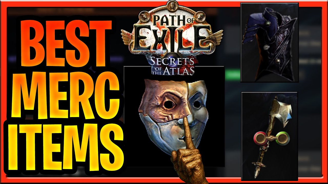 Path of Exile Best Mercenary Items : Secrets of the Atlas : Mercenaries ...