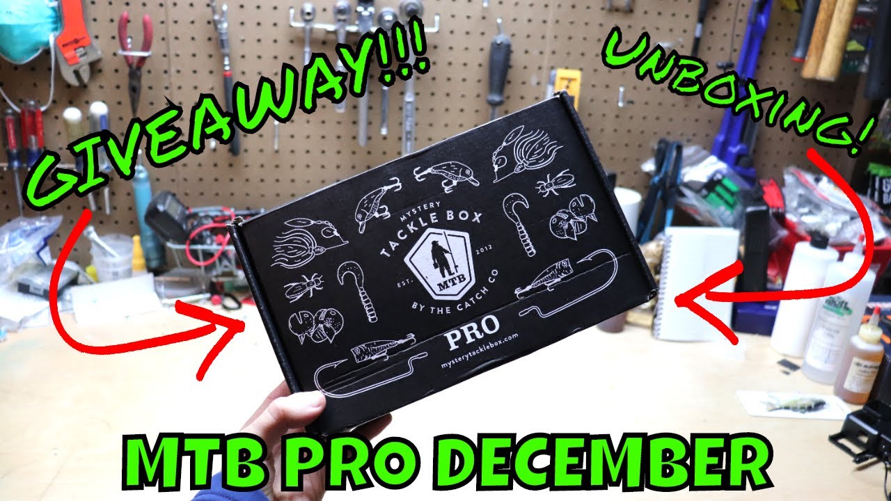 MTB Pro GIVEAWAY and UNBOXING December 2019 | Mystery Tackle Box | B ...