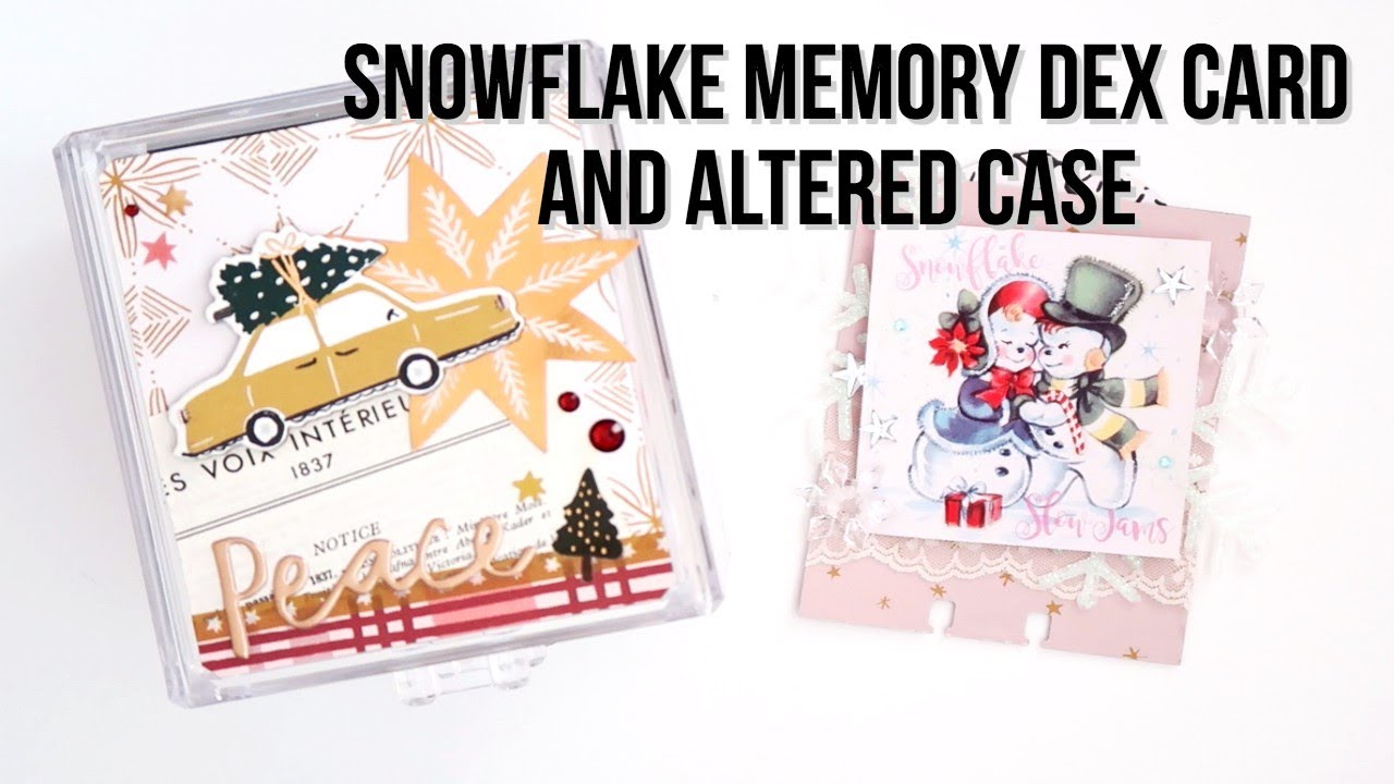 Snowflake Slow Jams Record Memory Dex Card | Serena Bee Creative - YouTube