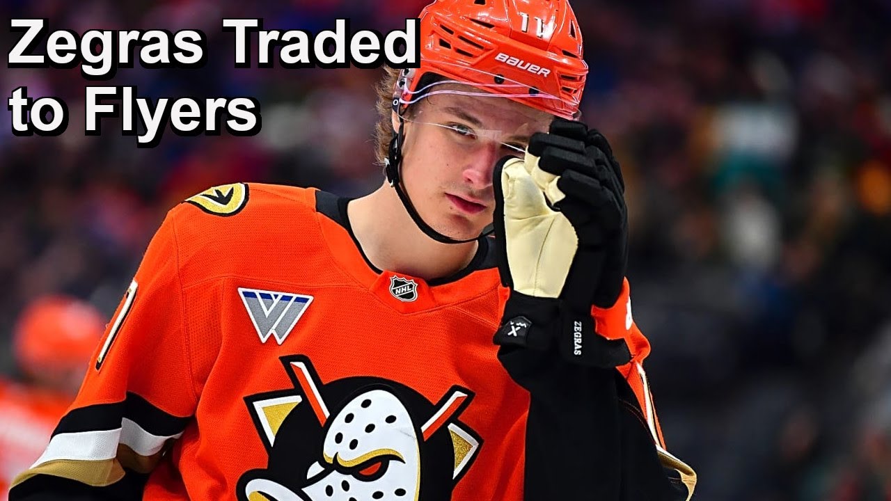 Ducks Trade Zegras to Flyers for Poehling and Draft Picks - YouTube