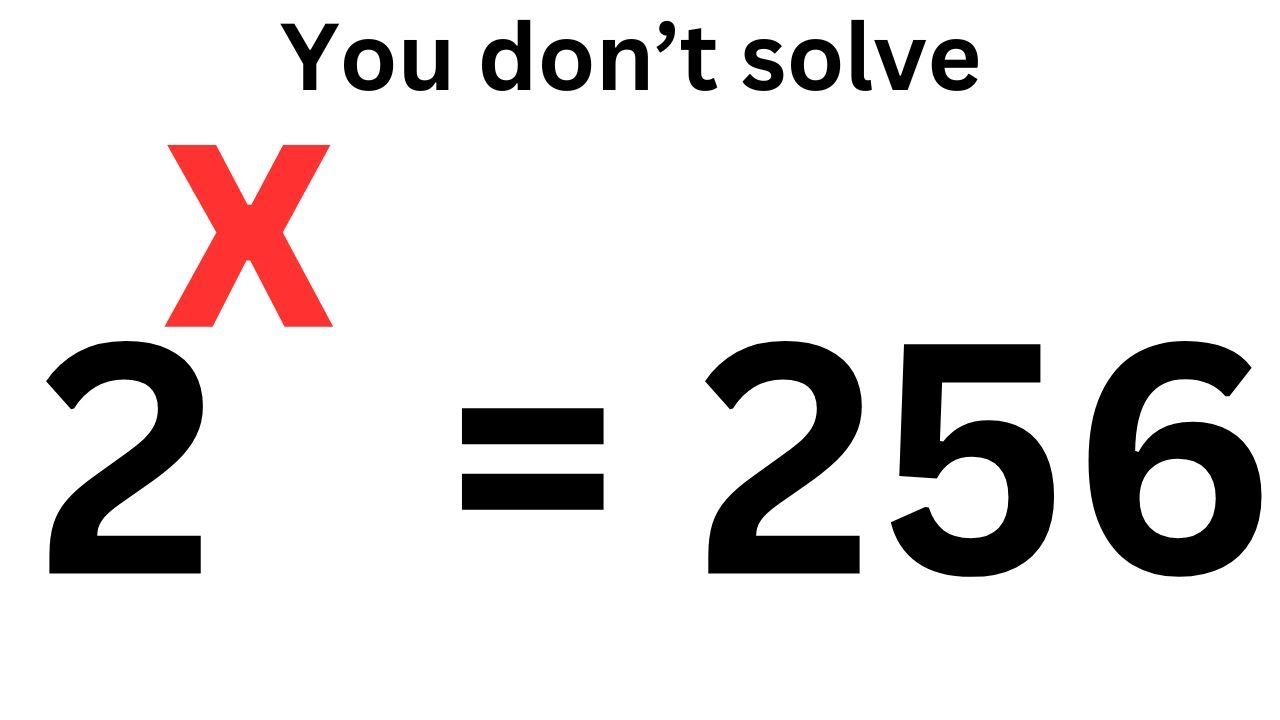Solving Exponential Equations Math Olympiad Question YouTube solving-exponential-equations-math-olympiad-question-youtube