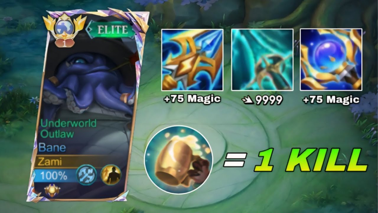 BANE NEW MAGIC BURST BUILD IS HERE!!🔥 BEST BUILD FOR EXP LANE INSANE ...