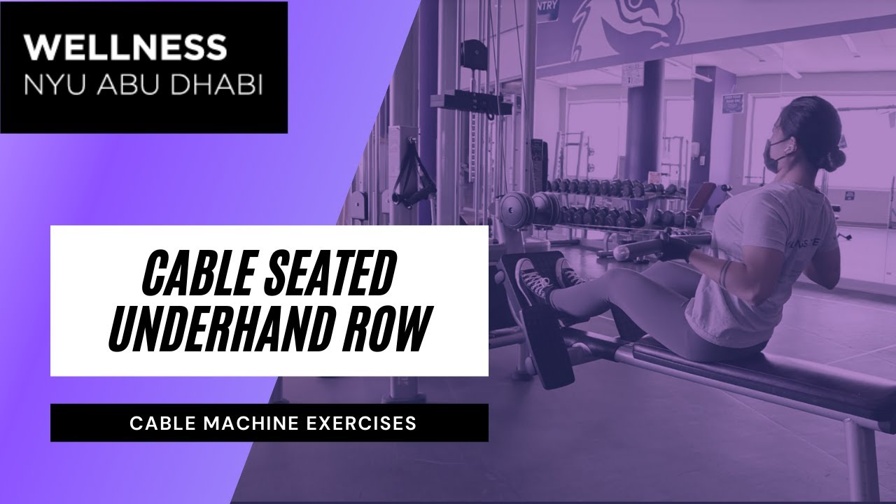 Cable Seated Underhand Row - YouTube
