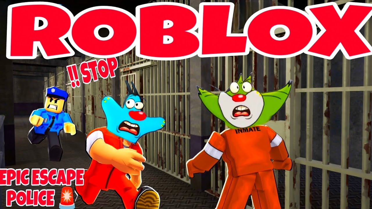 ROBLOX EPIC PRISON BREAKOUT WITH OGGY AND JACK || ROBLOX OGGY AND JACK ...