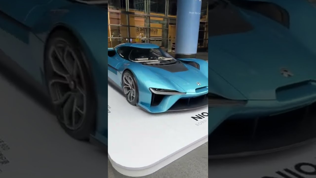 Preview Walkaround at NIO’s display of their EP9 and ES8 - YouTube