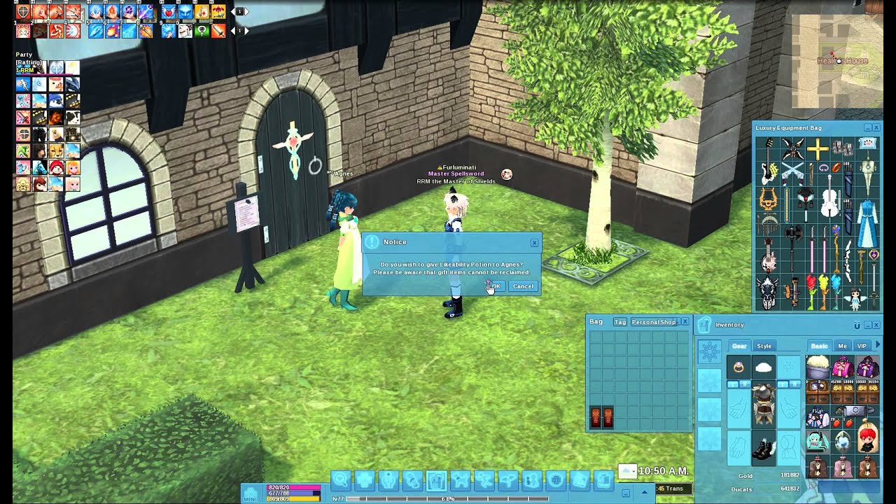 Mabinogi: Agnes, 5 Potions - YouTube