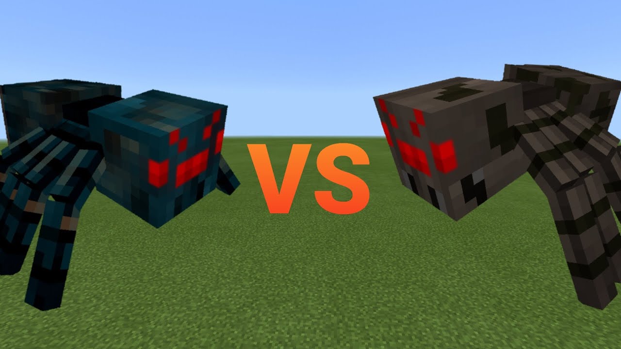 Cave Spider Titan VS Spider Titan MineCraft Addon MobBattle(Link) - YouTube