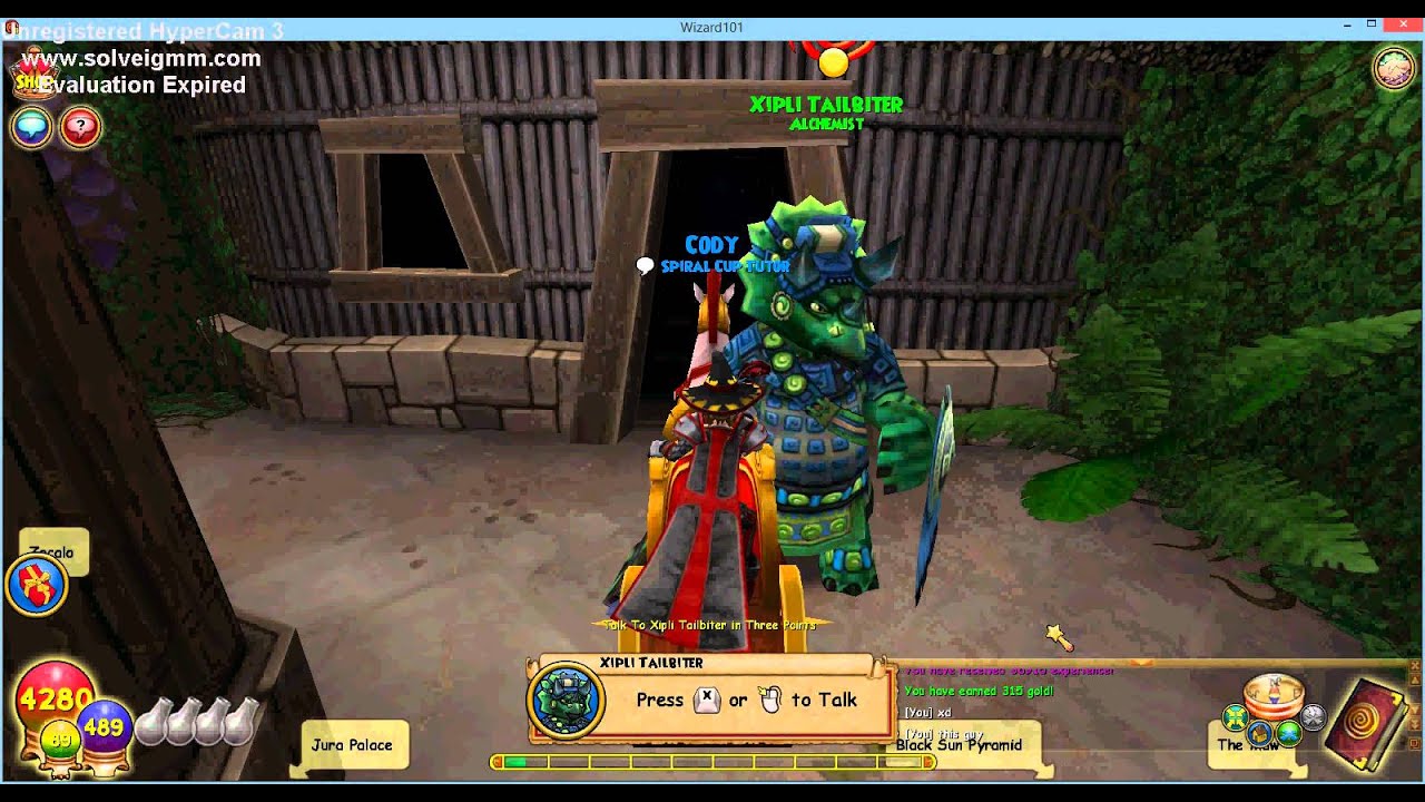 Wizard101- Sun Serpent Pet Quest - YouTube