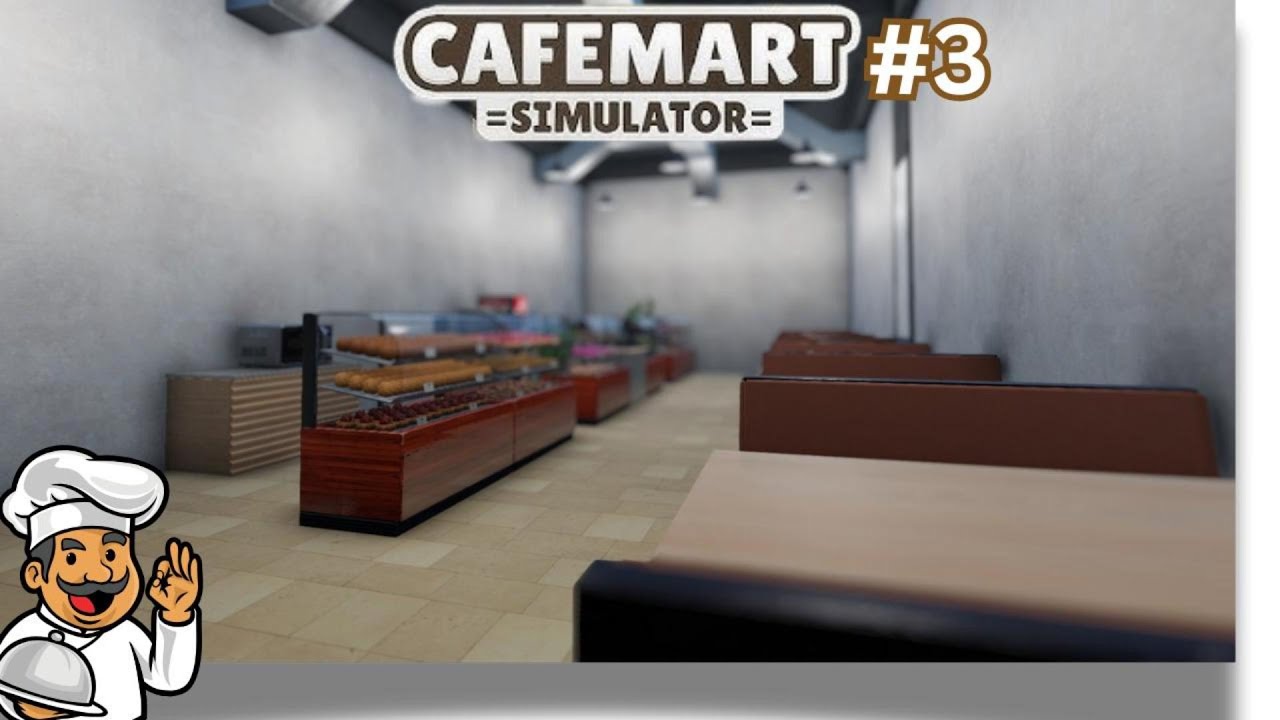 #3 I expanded a epic café in (Cafemart Simulator) - YouTube