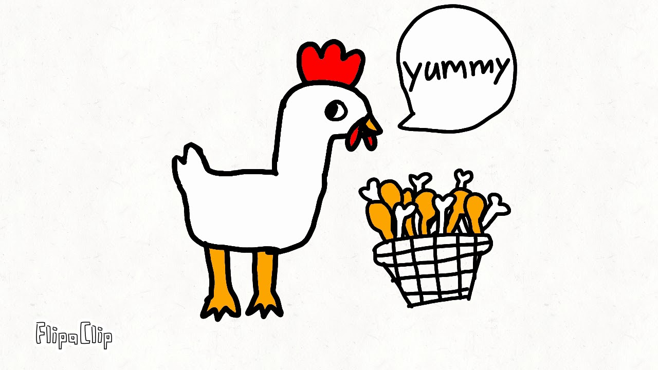 Chicken likes to eat chicken - YouTube