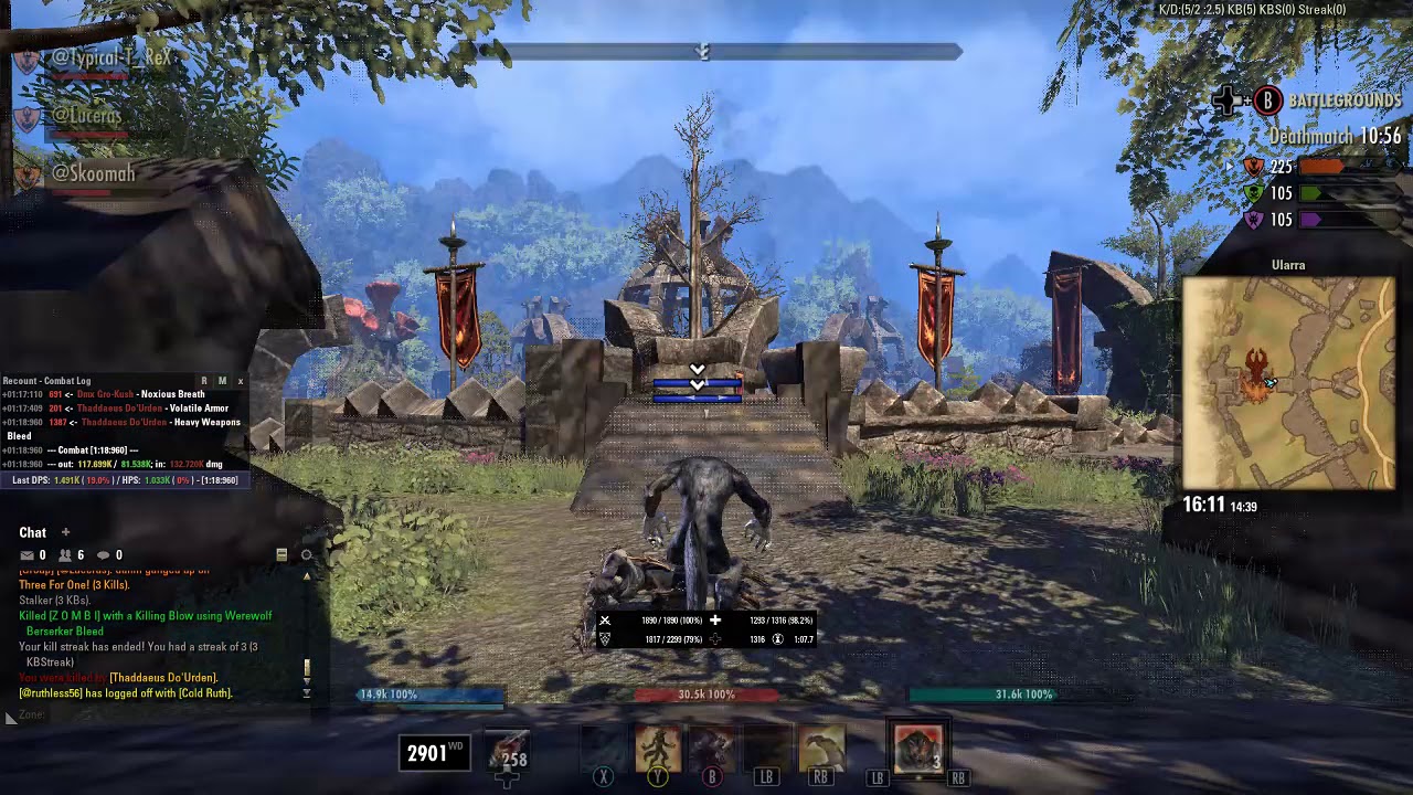 ESO PvP // Werewolf NO CP // BEHEMOTH Highlight #1 - YouTube