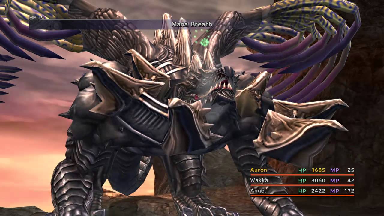 FINAL FANTASY X - Sanctuary Keeper boss fight - YouTube