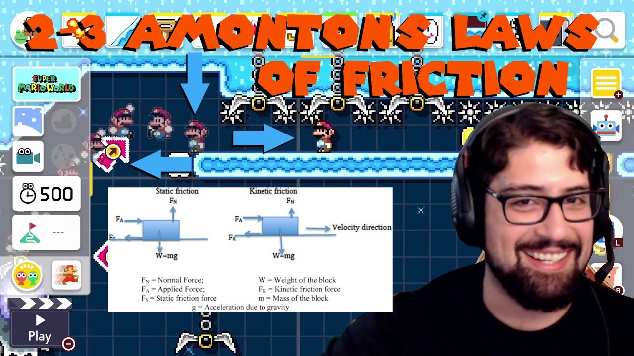 2-3 Amonton's Laws of Friction [Gauss World] - YouTube