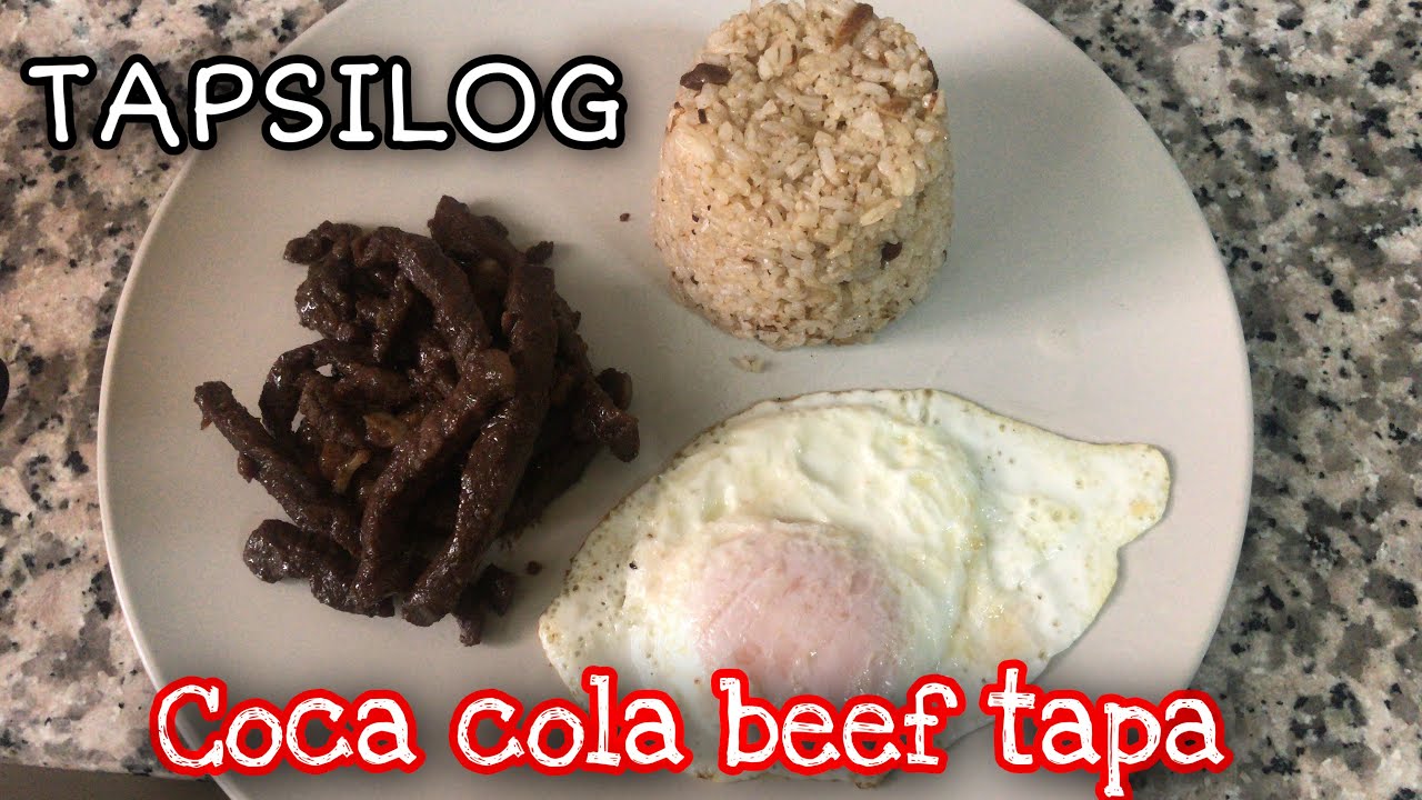 Vlog#137 PERFECT HOME MADE TAPSILOG | BEEF TAPA WITH COKE - YouTube