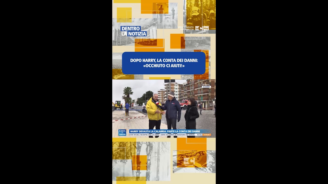 Ciclone Harry, la conta dei danni - 𝗗𝗲𝗻𝘁𝗿𝗼 𝗟𝗮 𝗡𝗼𝘁𝗶𝘇𝗶𝗮 - YouTube