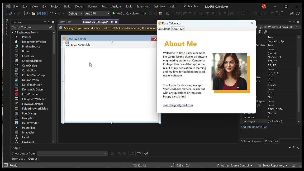 GUI Calculator C# (Part 1) - YouTube