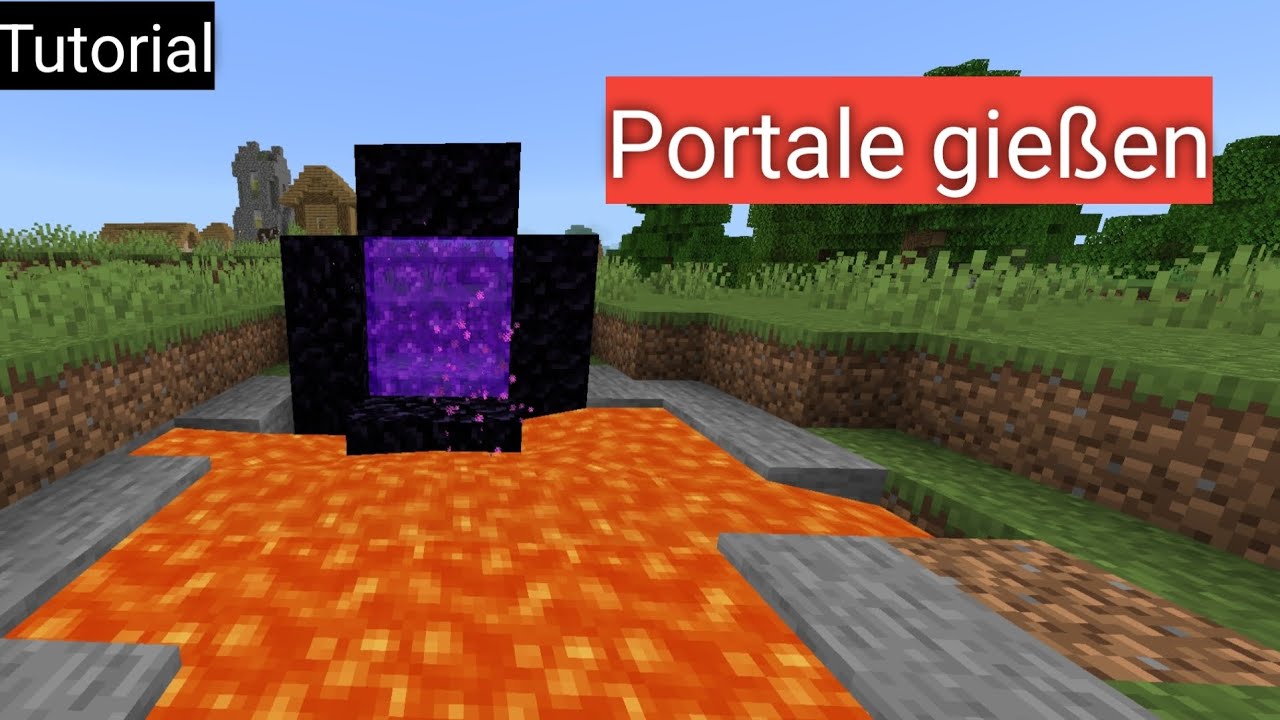 Nether Portale gießen in Minecraft einfach erklärt (Tutorial) | Baby ...