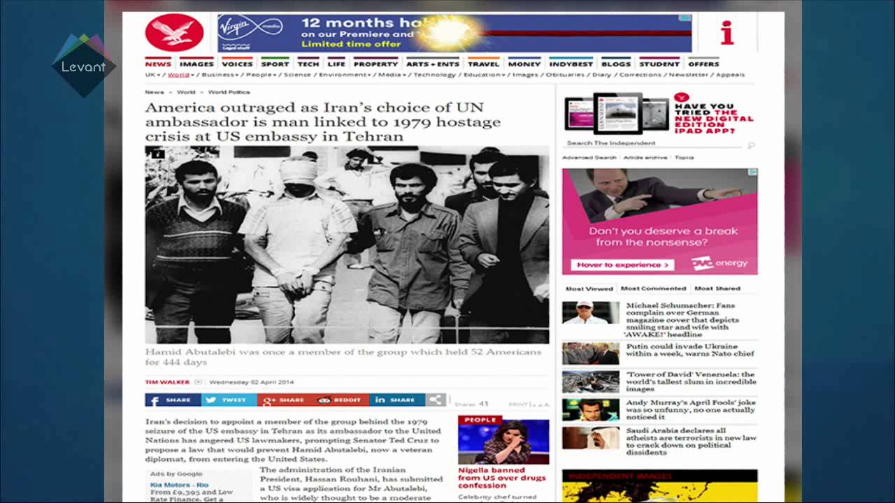 Levant TV Press Review 03/04/2014 - YouTube