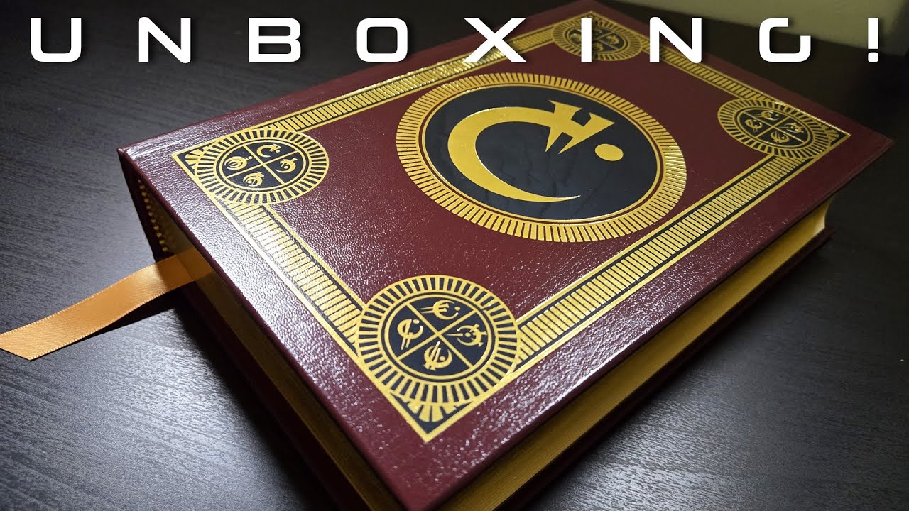 Mistborn: The Final Empire by Brandon Sanderson - Leatherbound Book Unboxing - YouTube