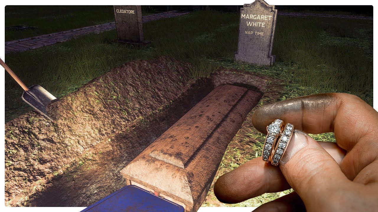 I Became a Professional Grave Robber in The Gravedigger - YouTube
