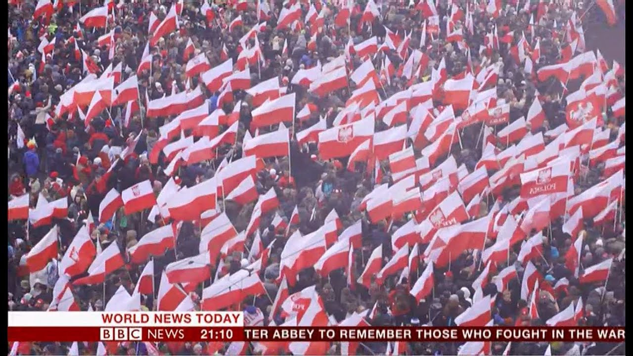 100 years of independence (Poland) - BBC News - 11th November 2018 ...