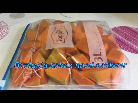 Buzlukta kabak nasıl saklanır?(buzluk tarifleri)