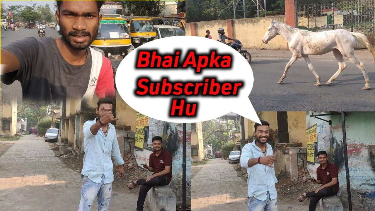Aaj Mujhe Ghoda Mila Road Me 🐎 - YouTube
