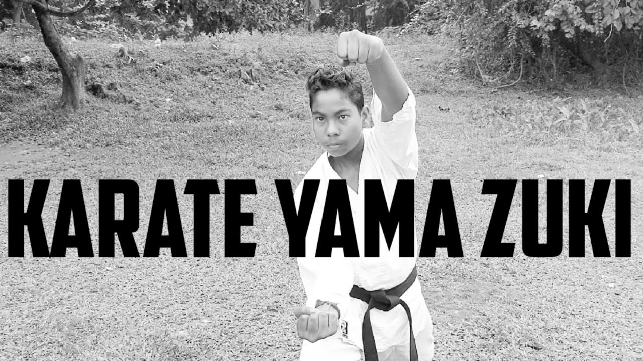 karate Yama zuki(wide double fisted strike)karate punch techniques by ...