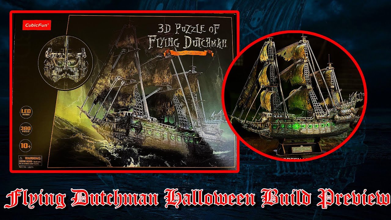 Halloween Build Preview! The Flying Dutchman by CubicFun 3D MODEL with ...