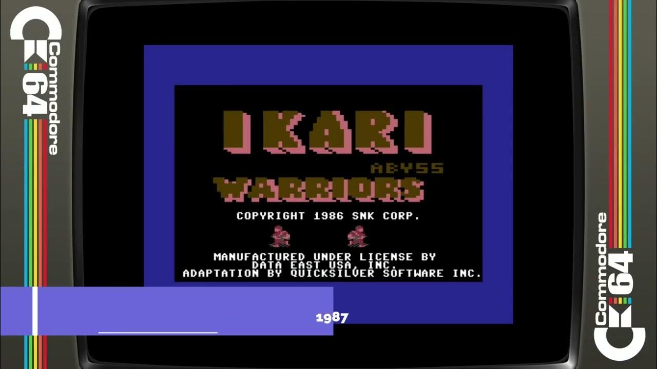 Ikari Warriors | C64 - 1987 - Data East - YouTube