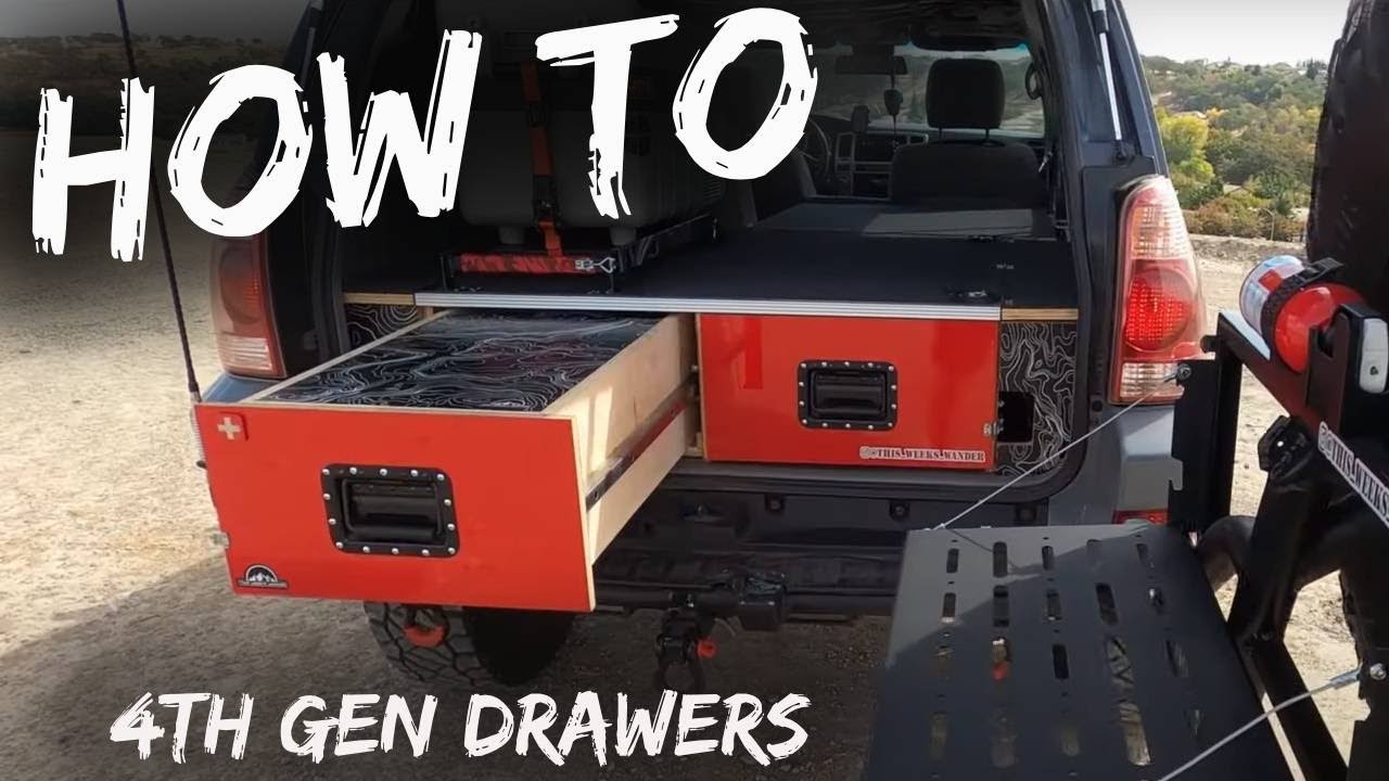 4th Gen 4runner Drawer System - HOW TO - YouTube