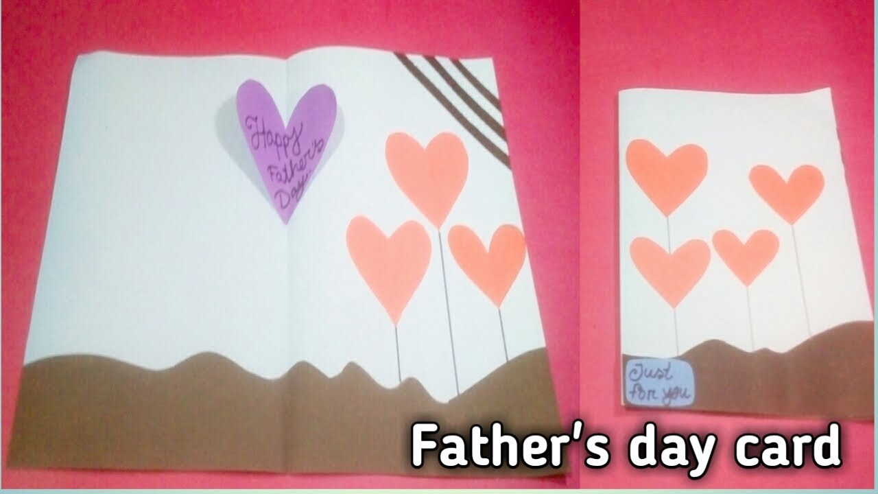 How to make father's day card//diy origami father's day card||Farhana's ...
