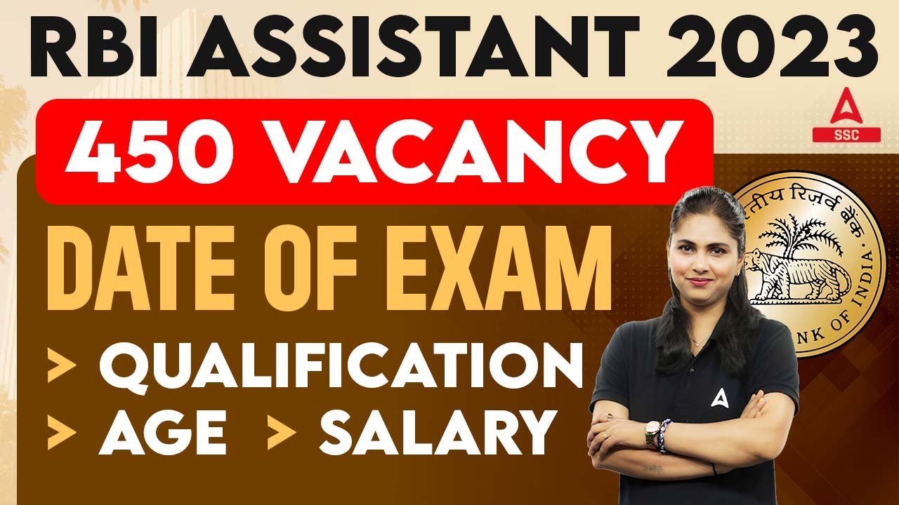 RBI Assistant 2023 Notification | RBI Assistant Vacancy, Age, Salary ...