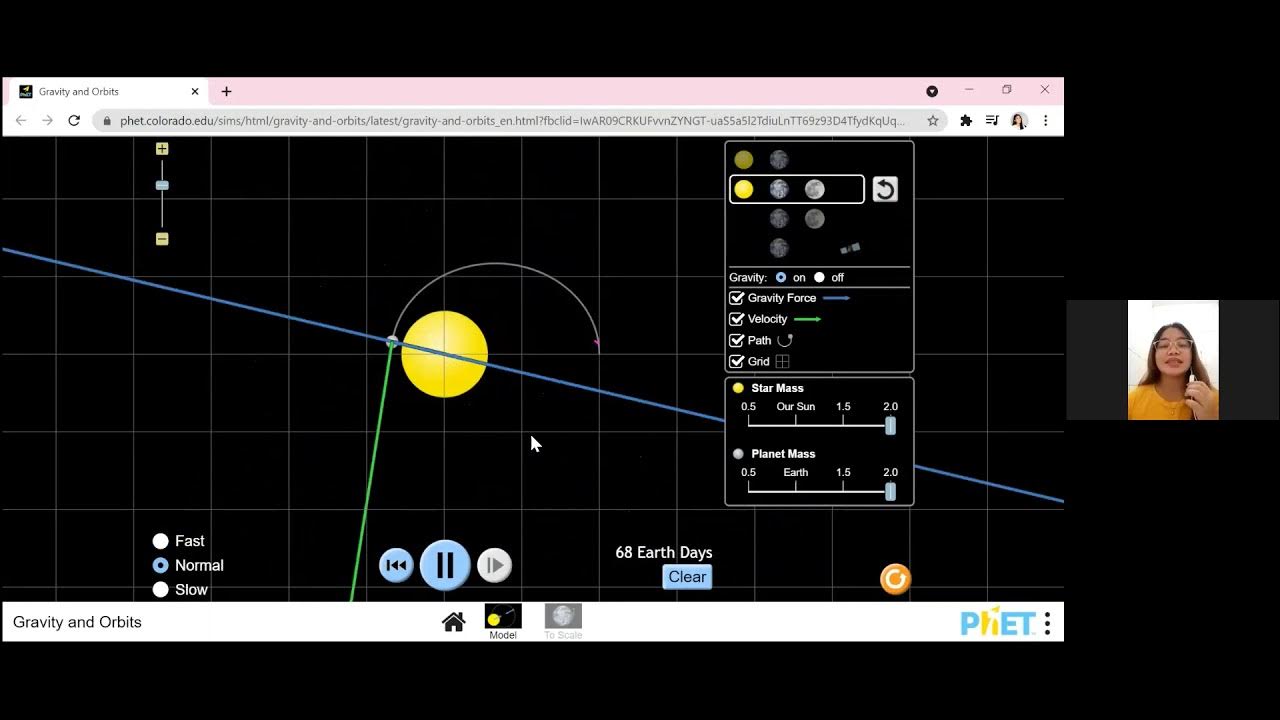 PhET Interactive Simulations: Gravity and Orbits (Tutorial) - YouTube