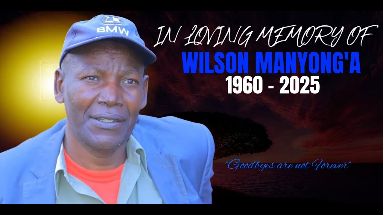CELEBRATING THE LIFE OF WILSON NYARANG'O MANYONG'A (1960-2024) - YouTube