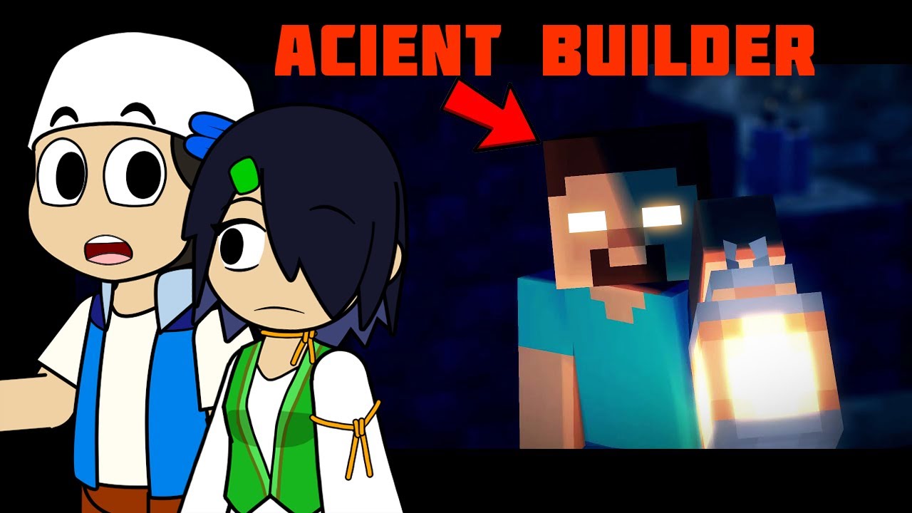 100 Hari Mamat & Unti Bertemu Acient Builder di Minecraft - Animasi ...