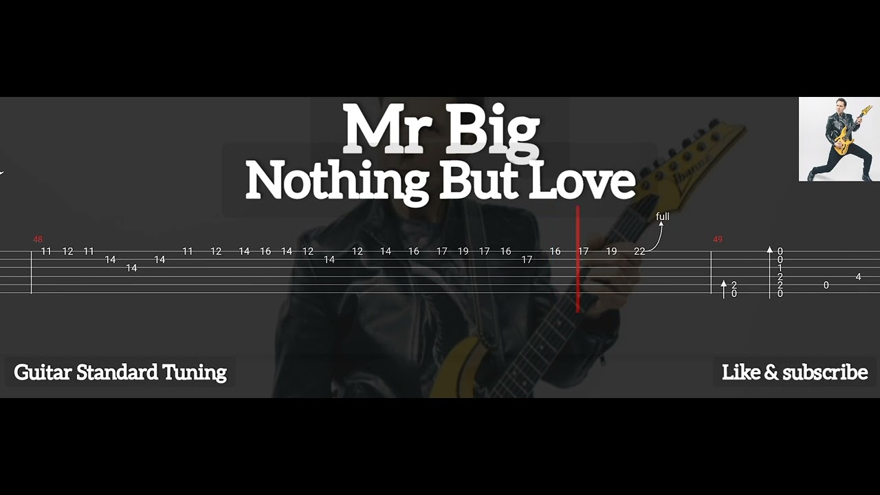 Mr Big - Nothing But Love ( Tab Guitar ) - YouTube