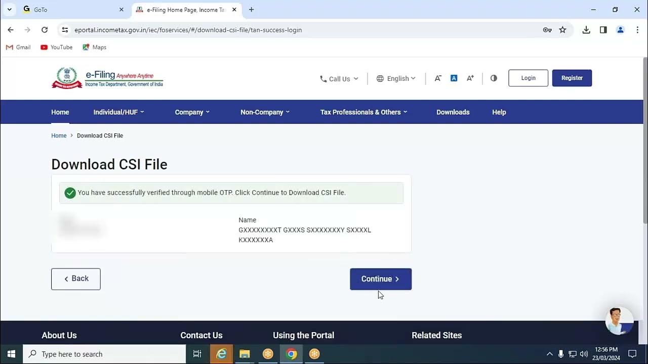 CompuTds - E-TDS Return - CSI file manual download process - YouTube